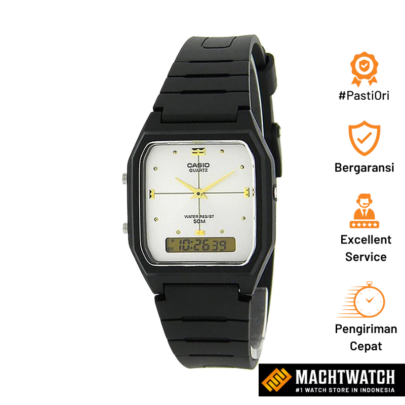 Jual Jam Tangan Wanita Analog Digital Casio Standard AW-48HE-7AVDF AW48 ...