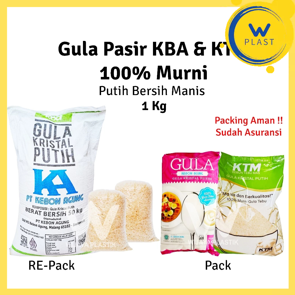 Jual [1 SAK] Gula Pasir 20 24 50 KG @SAK DUS | KBA KTM lokal murni ...