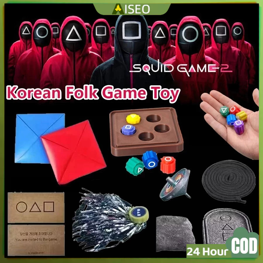 Jual 【COD】Mainan Squid Game 2 Board Game Gonggi Tradisional Korea - 3D ...
