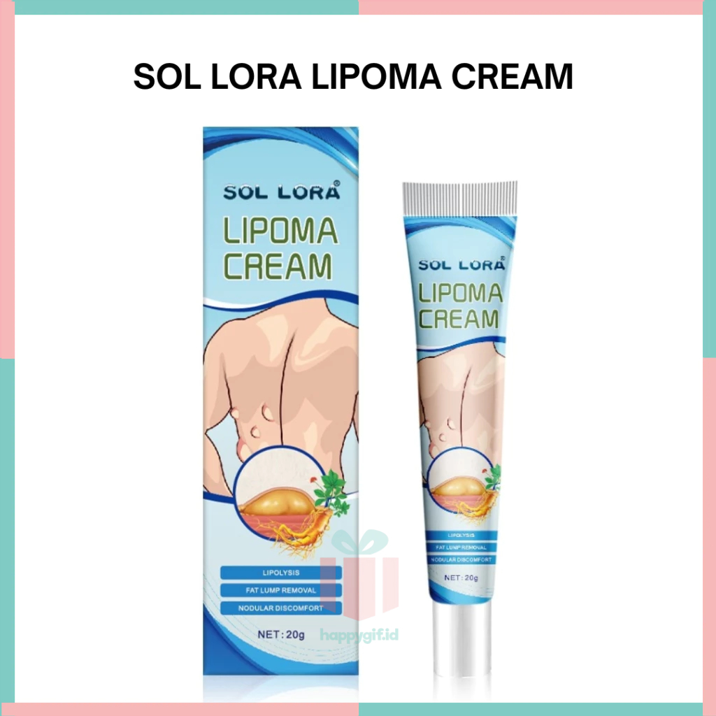 Jual SOL LORA Lipoma Cream 20g Salep Krim Benjolan Mengobati Benjol ...
