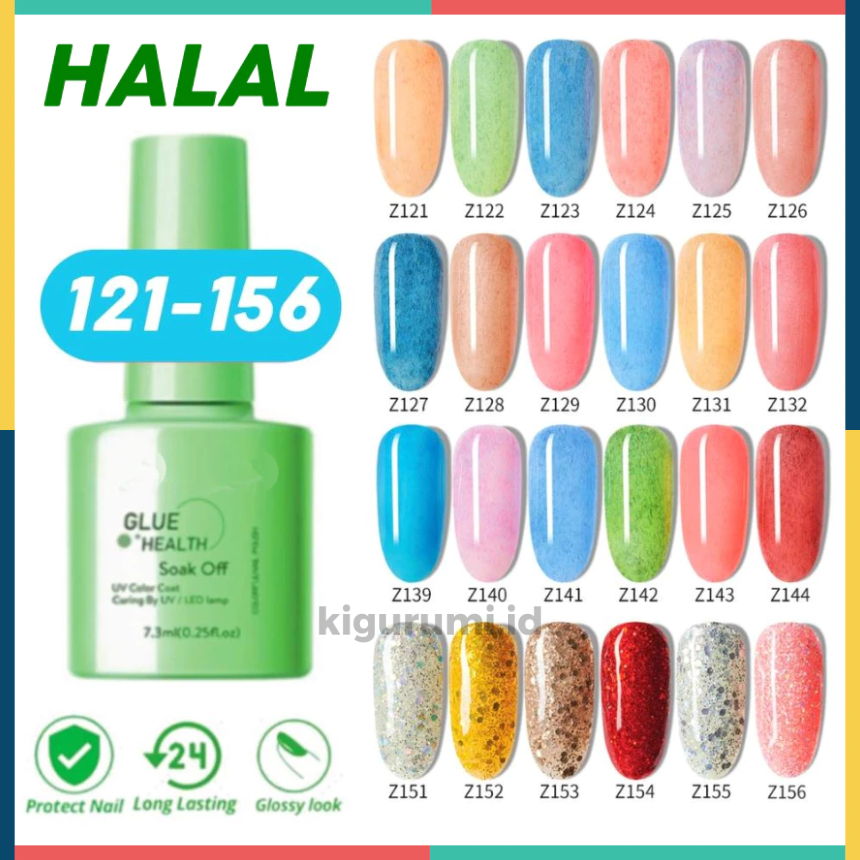 Jual Cat Kutek Kuku Muslimah Nail Polish Health Soak Off Gel Halal UV ...