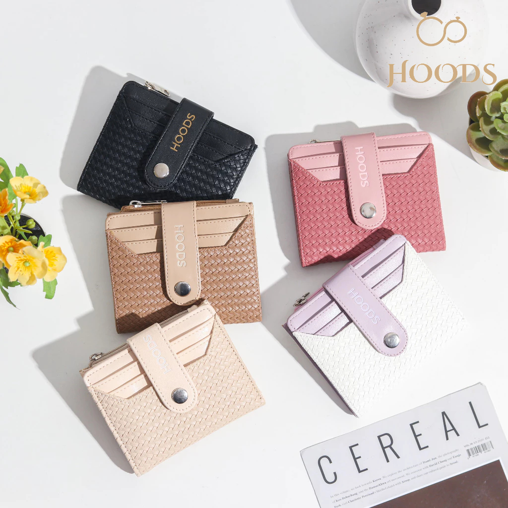 Jual HOODS Camille Dompet Wanita Dompet Lipat Aesthetic Mini Cewek ...