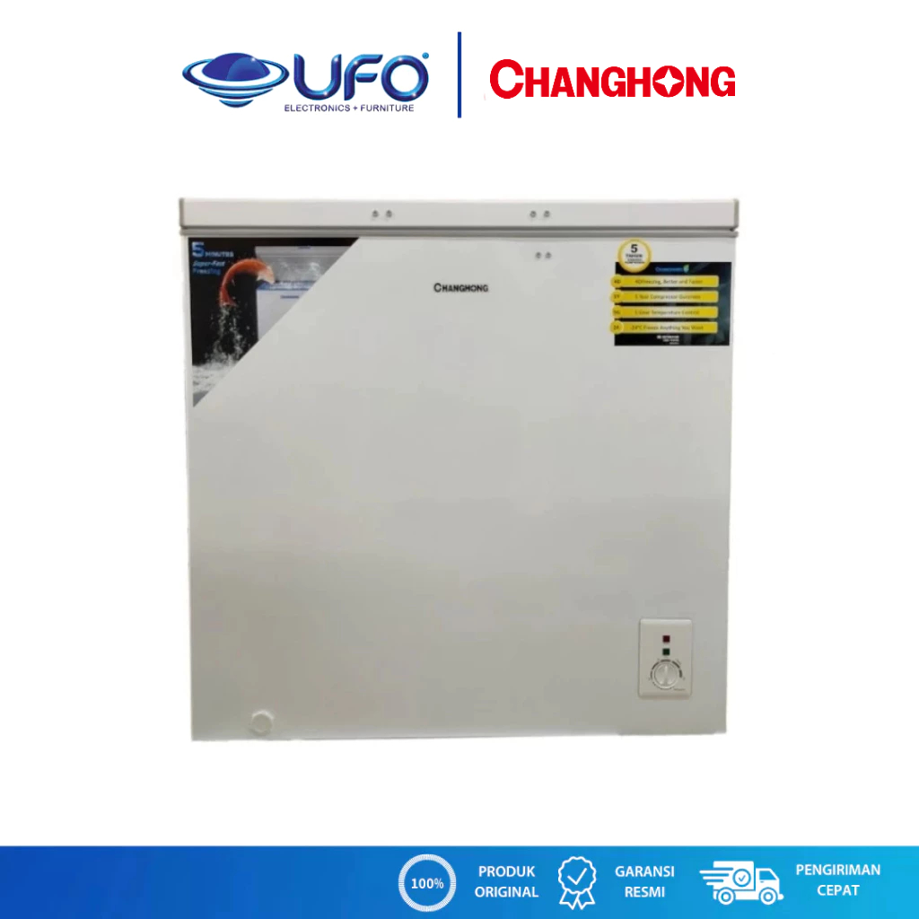 Jual Changhong Chest Freezer Kapasitas 220 Liter FCF266DW | Shopee ...