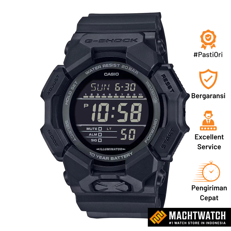 Jual Jam Tangan Pria Casio G-Shock GD-010-1A1JF Digital Dial Black ...
