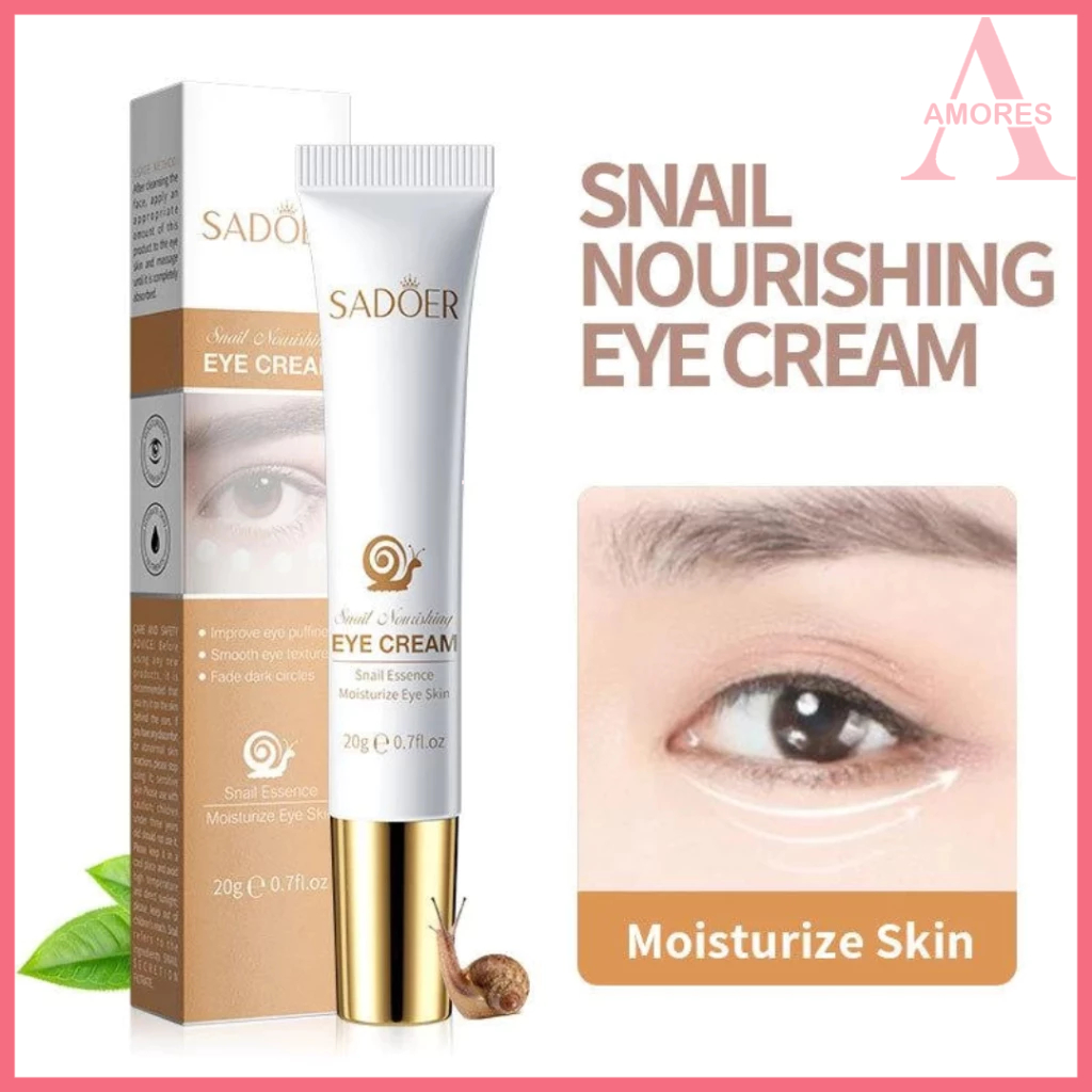 Jual SADOER Gold Snail Essence Eye Cream Nourishing Moisture Eye Skin Anti Penuaan Menghaluskan ...