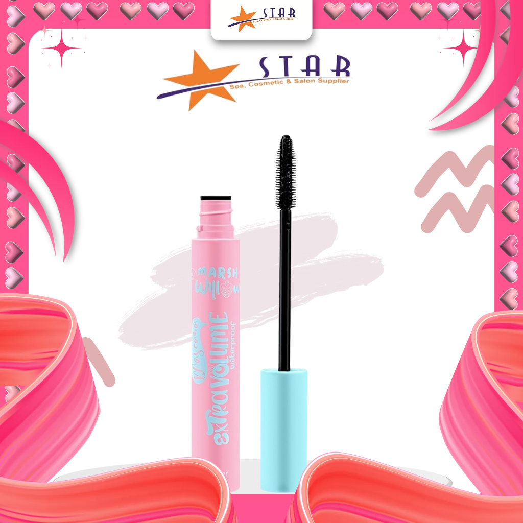 Jual * STAR * Marshwillow Maskara Extra Volume & Over Curl | Shopee ...