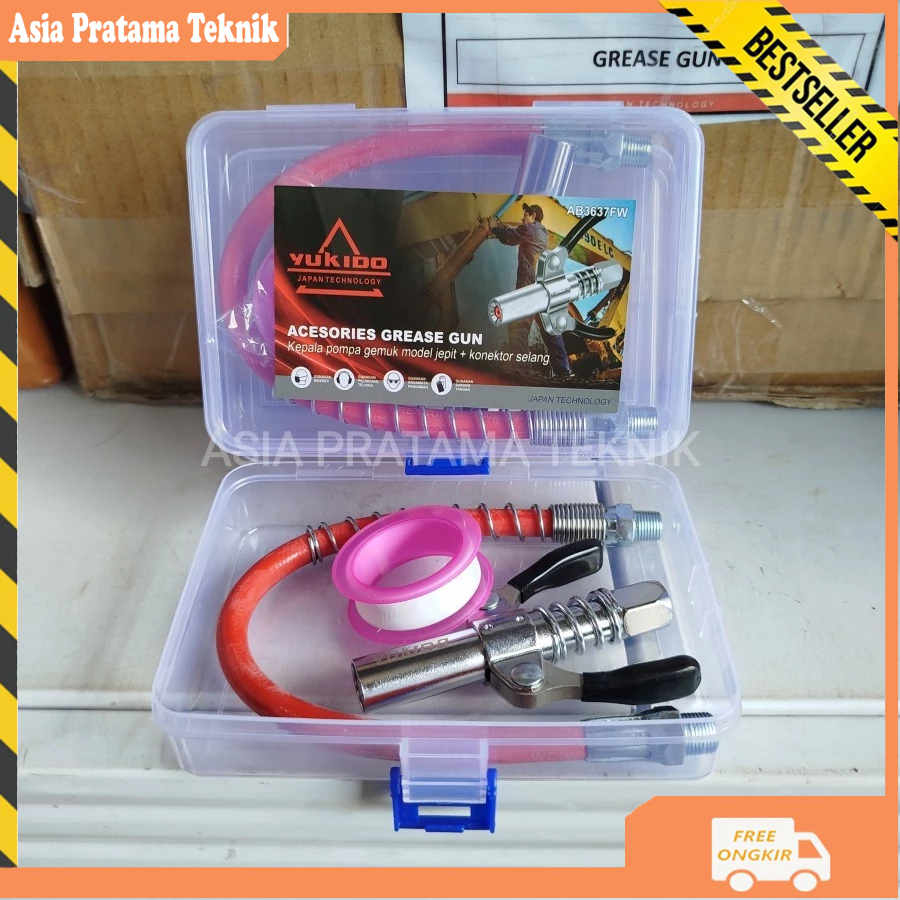 Jual Yukido Grease Gun Pistol Gemuk Quick Release Alat Kepala Pompa ...