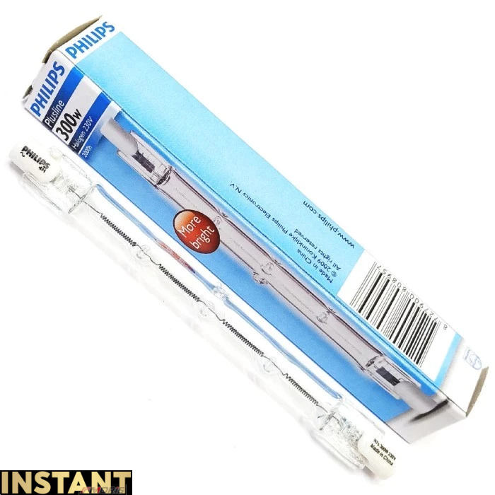 Jual PHILIPS Halogen 300W PLUSLINE Halogen Stick S 300 W R7s Halogen ...