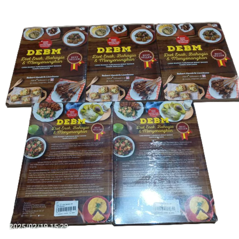 Jual Buku resep menu sehari hari dan camilan kesehatan DEBM diet enak ...