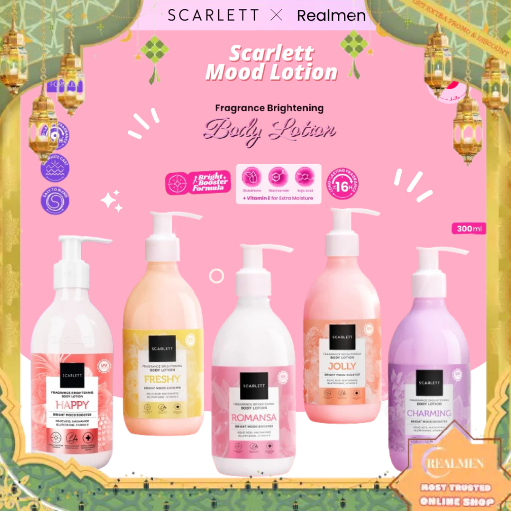 Jual Scarlett Brightening Body Lotion Bright Mood Booster Jolly ...