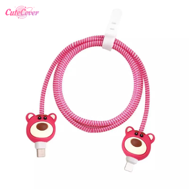 Jual CuteCover Data Lucu Perlindungan Kabel Penutup Kartun Perlindungan ...