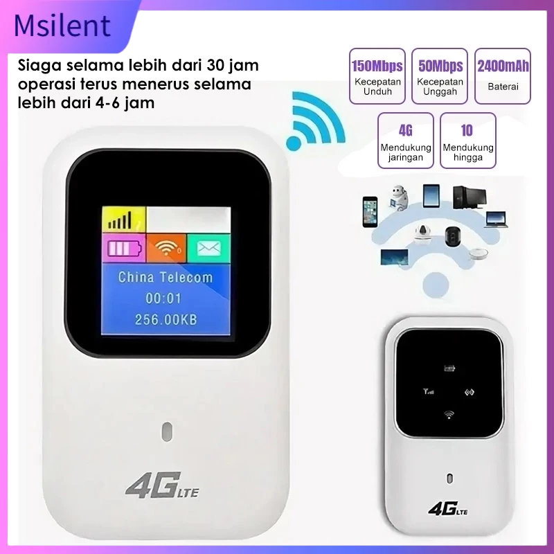 Jual PowerPort Modem Wifi Mifi 4G Lte UNLOCK ALL OPERATOR 100 Mbps 4G ...