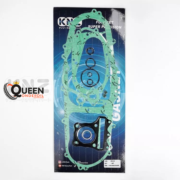 Jual GASKET FULL SET SUZUKI SPIN 125 PACKING FULLSET TOP TOPSET PAKING KNZ (QUEEN) | Shopee ...