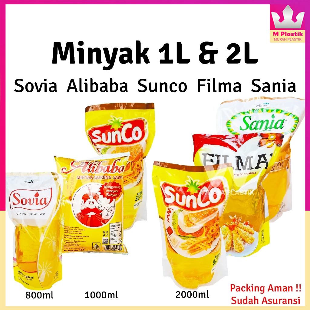 Jual Minyak [SOVIA SUNCO FILMA SANIA] 1L & 2L --- @Pack | 1 2 liter lt ...