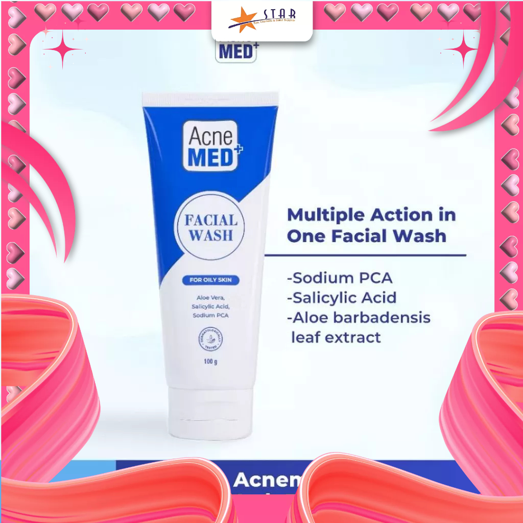 Jual * STAR * Acnemed Facial Wash For Oily Skin 100ml (kemasan baru ...
