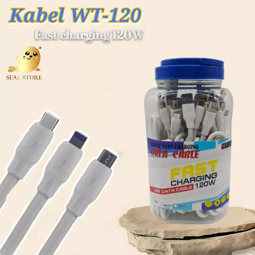 Jual KABEL DATA TOPLES MICRO USB / USB Type-C WT12 100 TEMBAGA SPECIAL ...