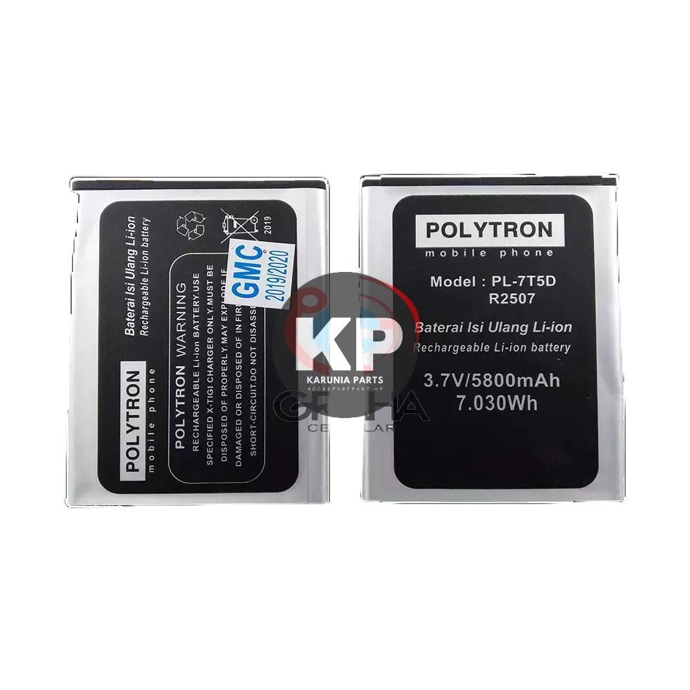 Jual BATRE POLYTRON PL-7T5D T3 R2507 BATTERY BATERAI ORI | Shopee Indonesia