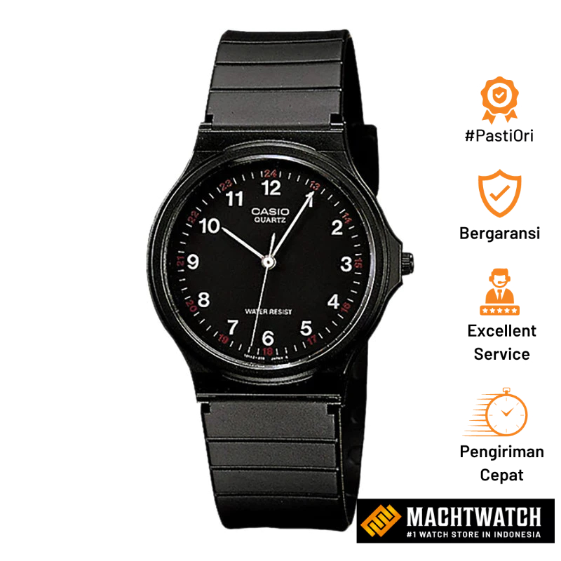 Jual [Ramadhan Sale] Jam Tangan Unisex Analog Casio General MQ-24-1BLDF MQ24 Classic Black Dial ...
