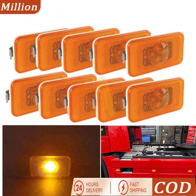 Jual 【COD】10pcs Lampu Sein Samping Truk LED 24V Untuk Renault Lampu Penanda Samping Lampu Jarak ...
