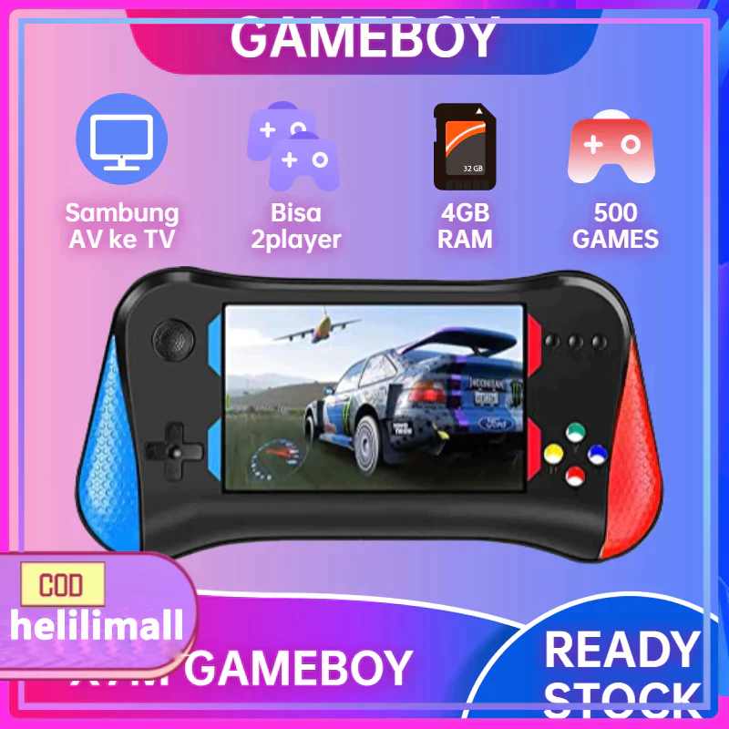 Jual Gameboy X7M Layar Lebar 3.0" Versi Terbaru Game Paling Update ...