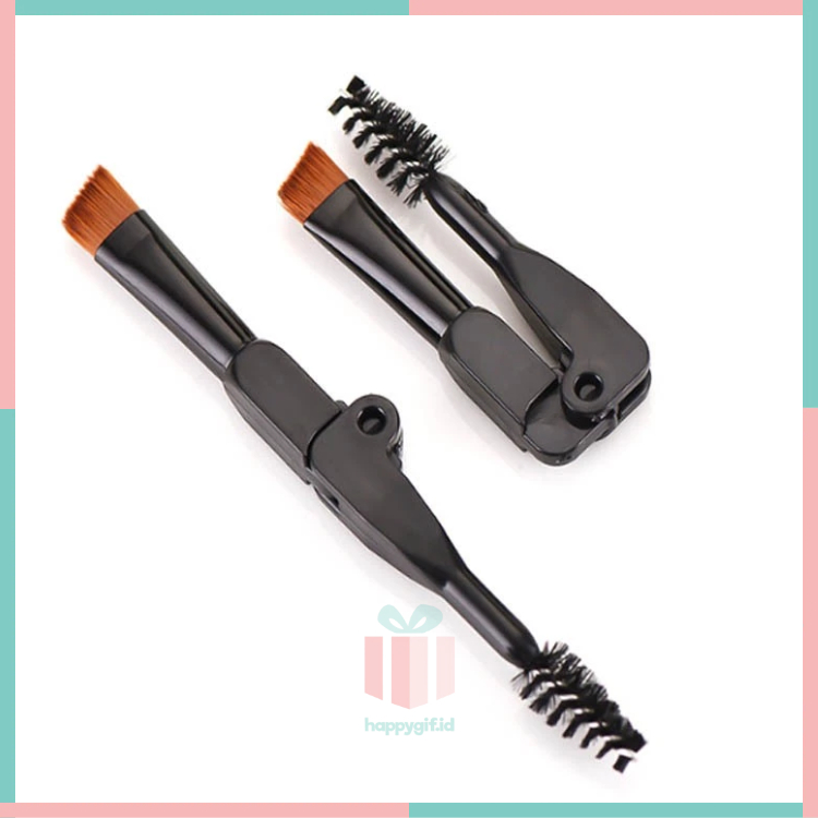 Jual Eyebrow Brush 2 in 1 Model Lipat Kuas Alis Praktis 2in1 Sikat Alis ...