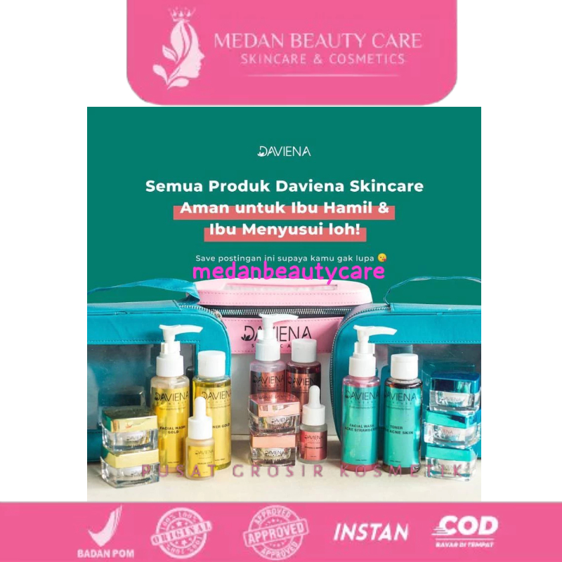 Jual Paket Daviena Skin Care Original Set Lengkap | Shopee Indonesia