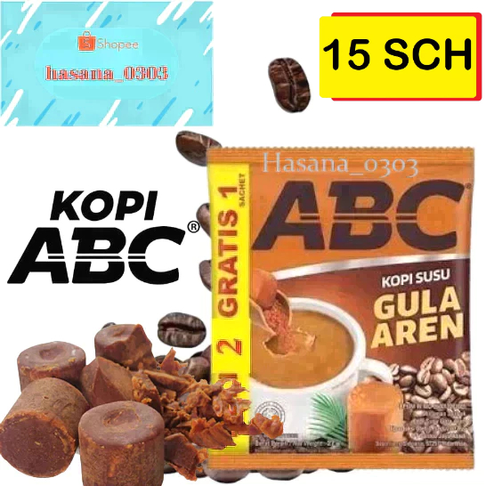 Jual ABC Kopi Susu Gula Aren [ 15 SACHET ] | Shopee Indonesia