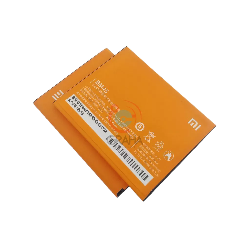 Jual BATTERY XIAOMI REDMI NOTE 2 BM-45 BATTERY BATERAI ORI | Shopee ...