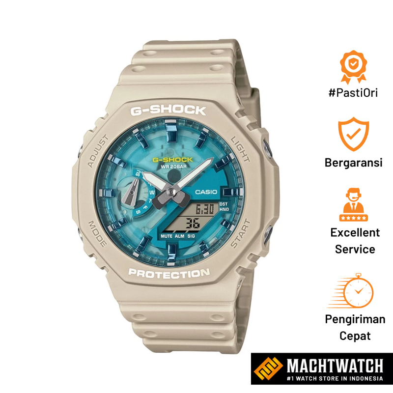 Jual Jam Tangan Pria Casio G-Shock GA-2100AS-5AJF CasiOak Oasis Of Day ...