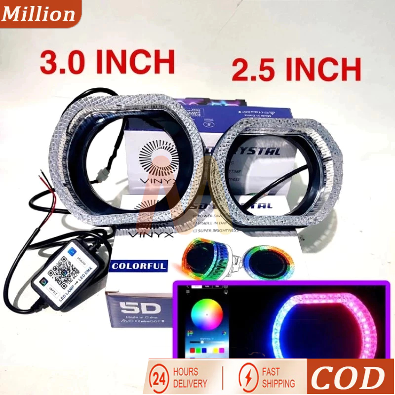 Jual 【COD】Shroud Projector BiLED Acrylic Angel Eye Akrilik Crystal 5D ...