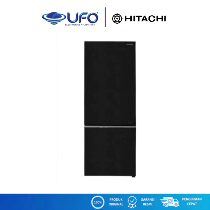 Jual Hitachi Kulkas 2 Pintu Kapasitas 275 Liter Bottom Freezer RB33PGD8-BBK | Shopee Indonesia