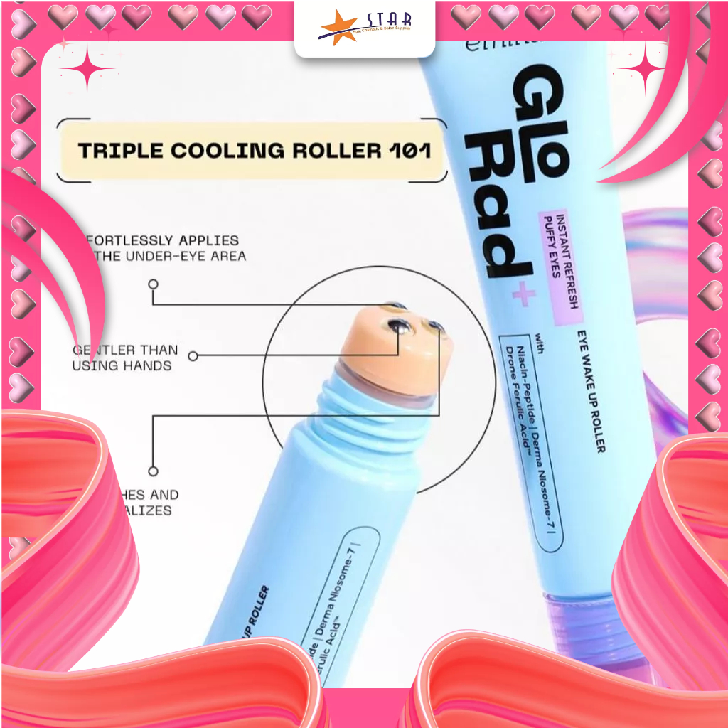 Jual * STAR * Emina Glo Rad+ Instant Refresh Puffy Eyes Eye Wake Up ...