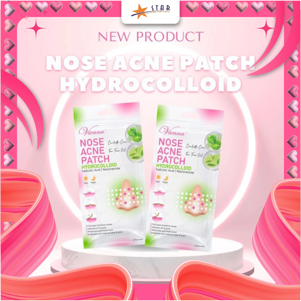 Jual * STAR * VIENNA NOSE ACNE PATCH(masker jerawat) | Shopee Indonesia