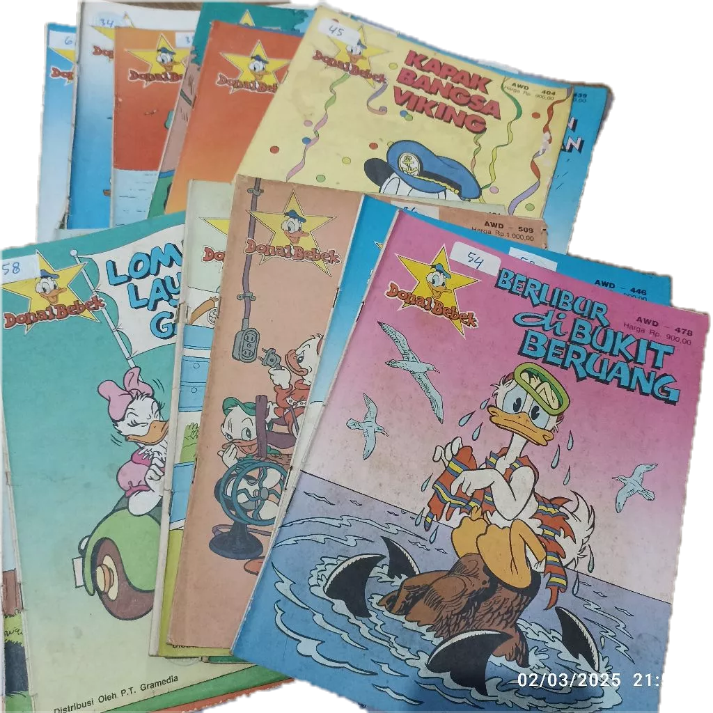 Jual Majalah komik donal bebek seri awd album walt disney edisi awal langka jadul | Shopee Indonesia