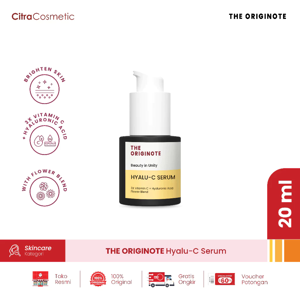 Jual The Originote Serum Hyalu-C 20Ml | Shopee Indonesia