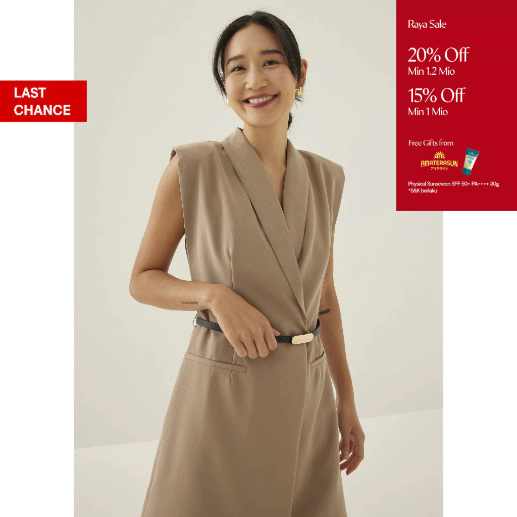 Jual Love, Bonito - Dress Wanita - Kristela Tailored Shift Mini Dress ...