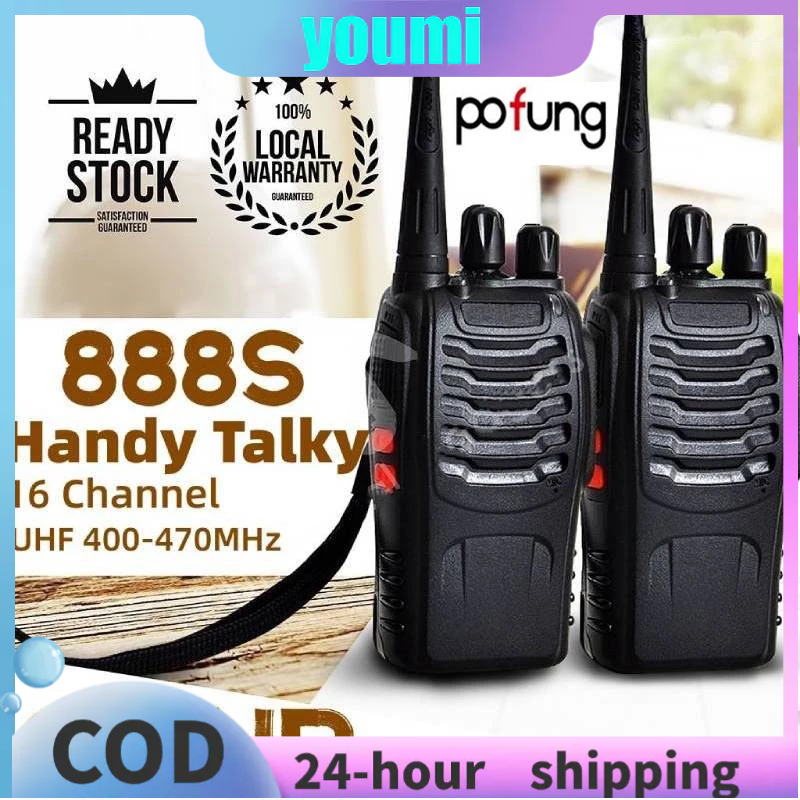 Jual 888s HT Handy Talky pofung-888S Radio Komunikasi Uhf Walky Talky 2 ...