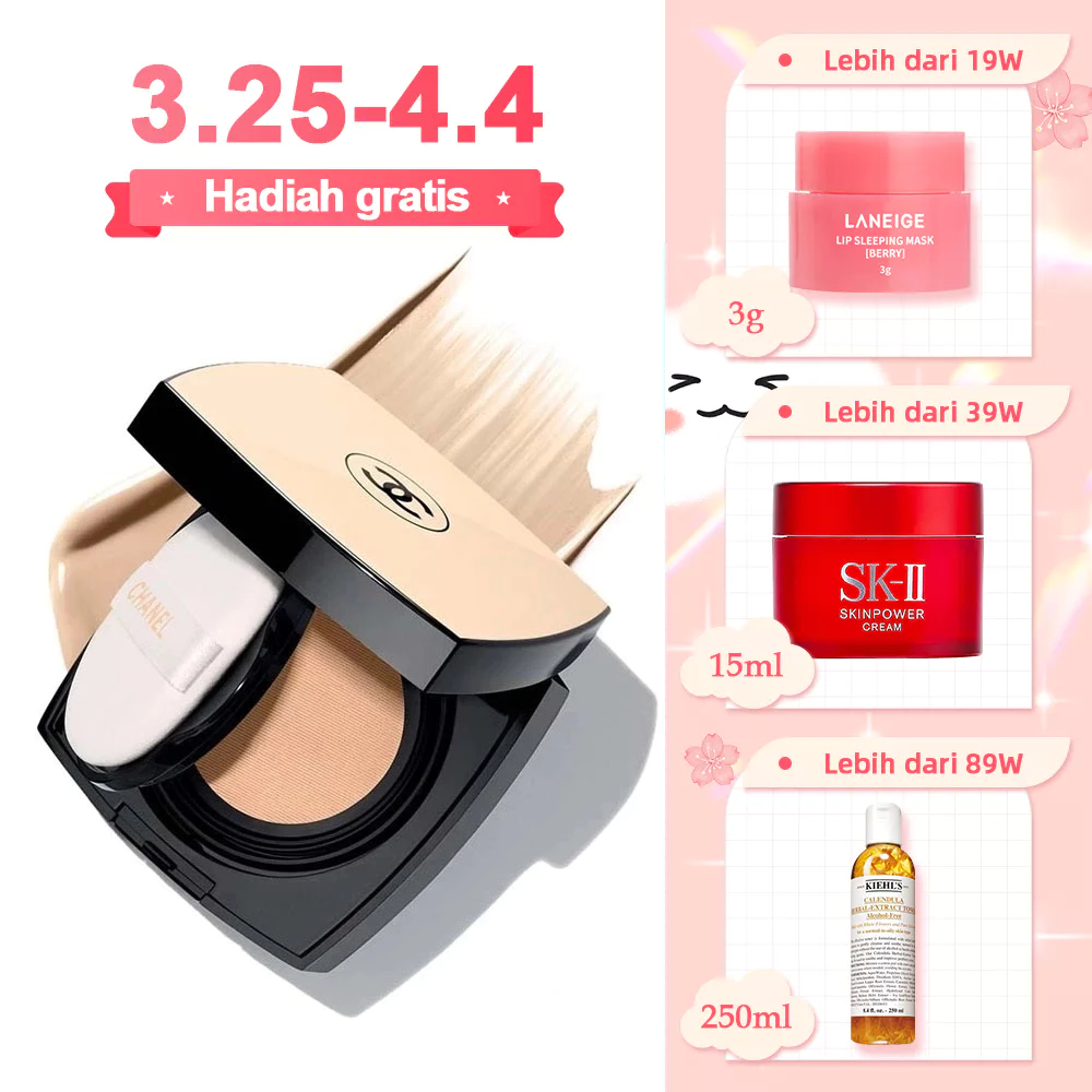 Jual 11g丨Channel LES BEIGES CUSHION HEALTHY GLOW GEL TOUCH FOUNDATION SPF 25 / PA ++ 丨N10 /N12 ...