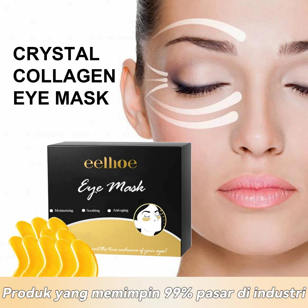 Jual EELHOE Masker Mata Kolagen Kristal Anti Aging, Mengencangkan & Reduksi Kerutan Halus, Eye ...