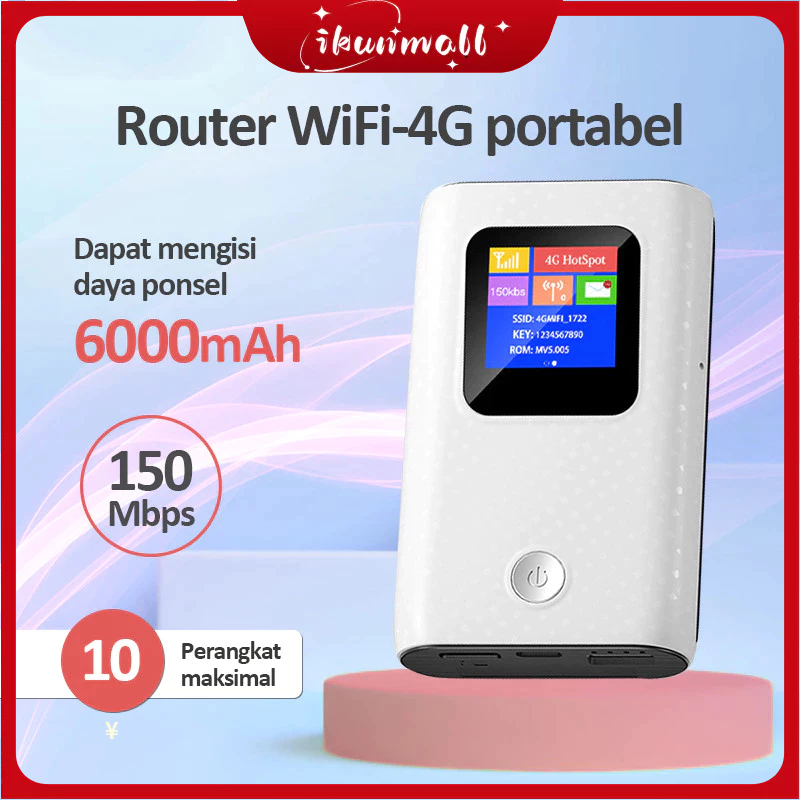 Jual Mukava Modem Wifi 4G LTE dengan bank daya SMARTCOM SM9050 PRO ...