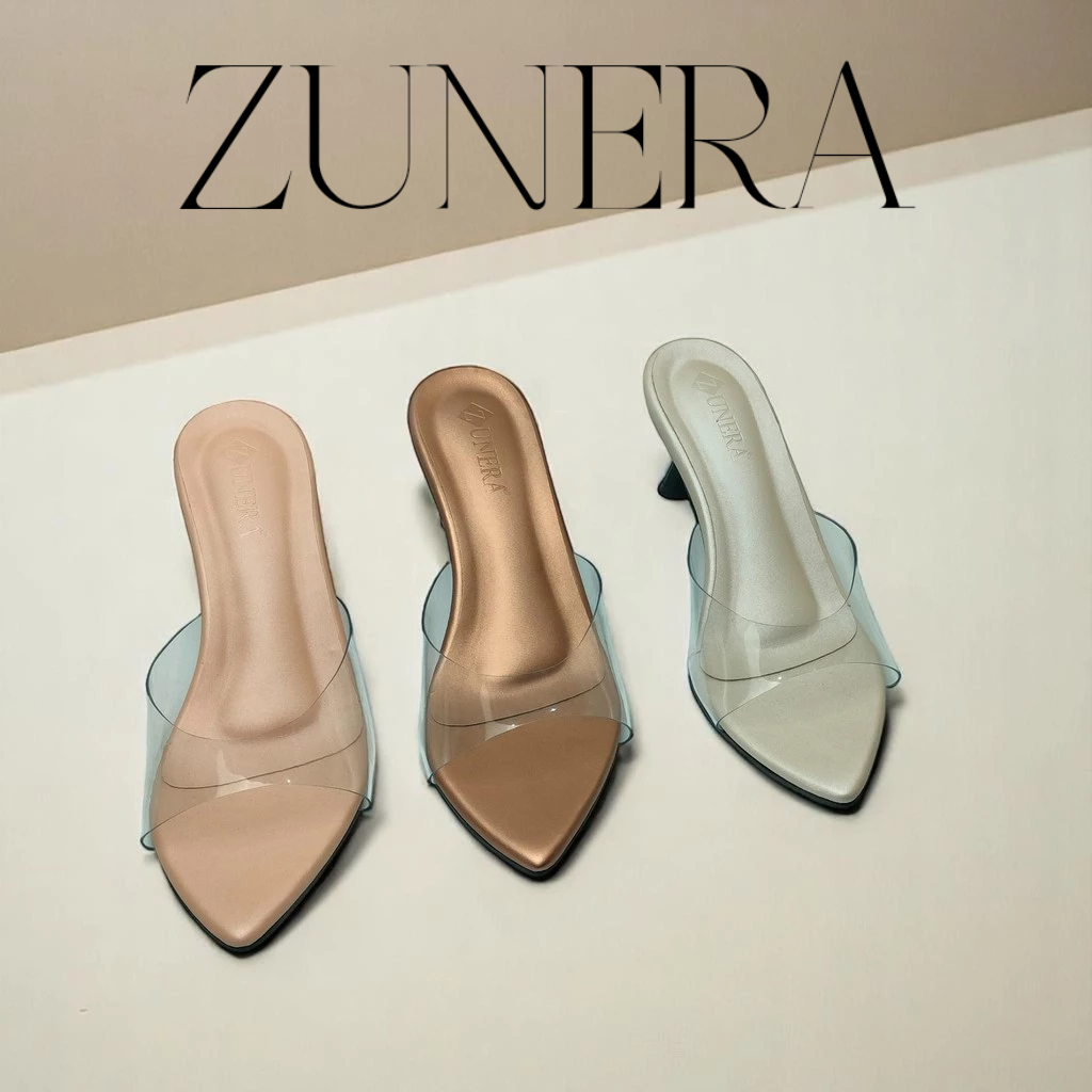 Jual ZUNERA Renie 2.0 heels wanita kekinian design feminim Elegant ...