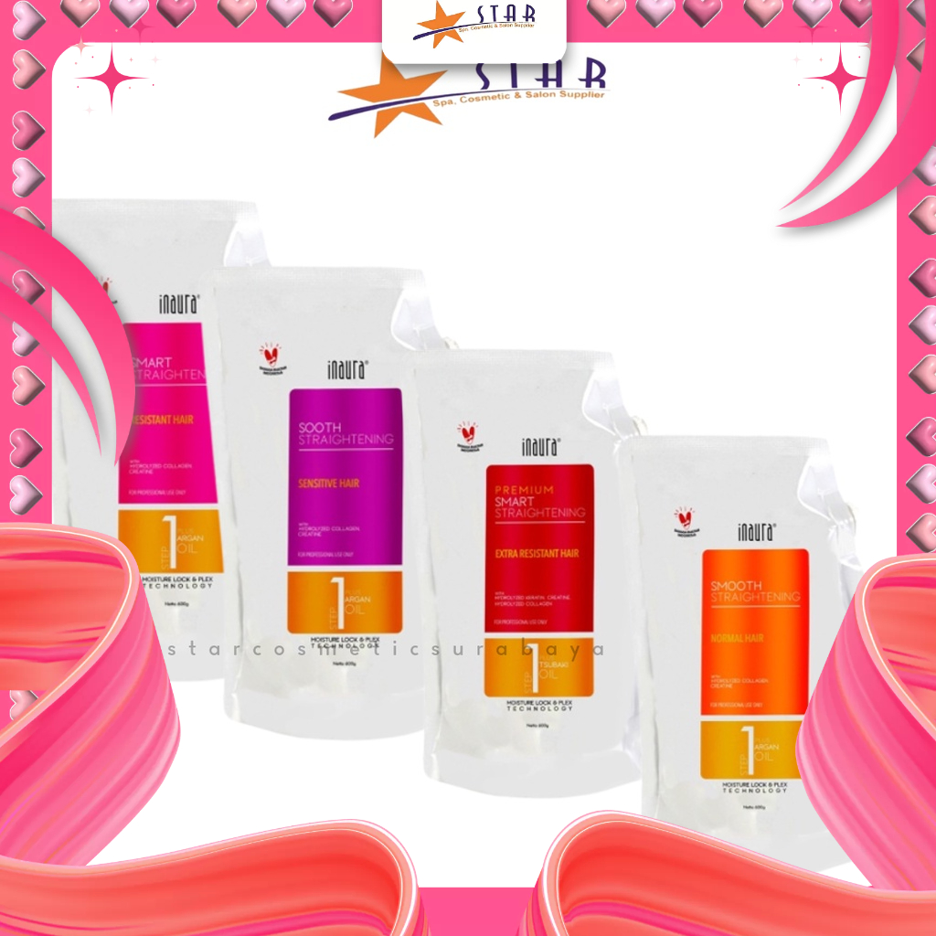 Jual Inaura Straightenig Smoothing 600Ml (Pelurusan Rambut/Smoothing ...