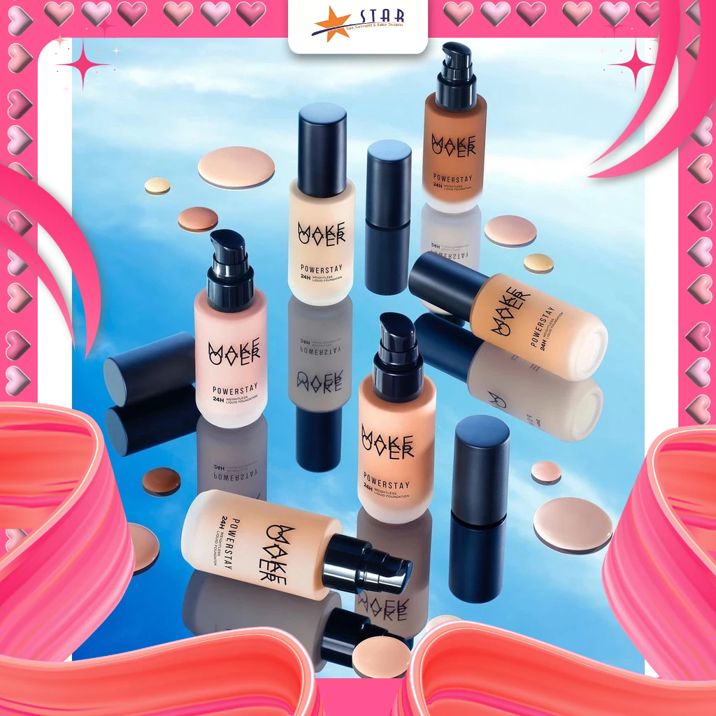 Jual * STAR * Make Over Powerstay 24H Weightless Liquid Foundation ...