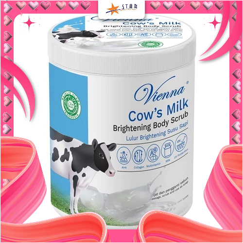 Jual * STAR * Vienna body scrub cows(SAPI) 1kg pot | Shopee Indonesia