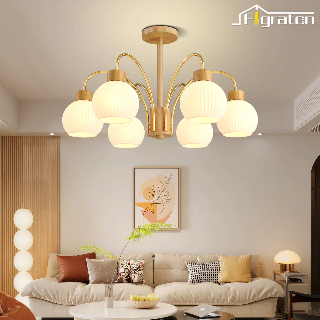 Jual Lampu Gantung Minimalis Nordic Ruang Tamu 6 Kepala Dekorasi Rumah Ruang Makan Kamar Tidur ...