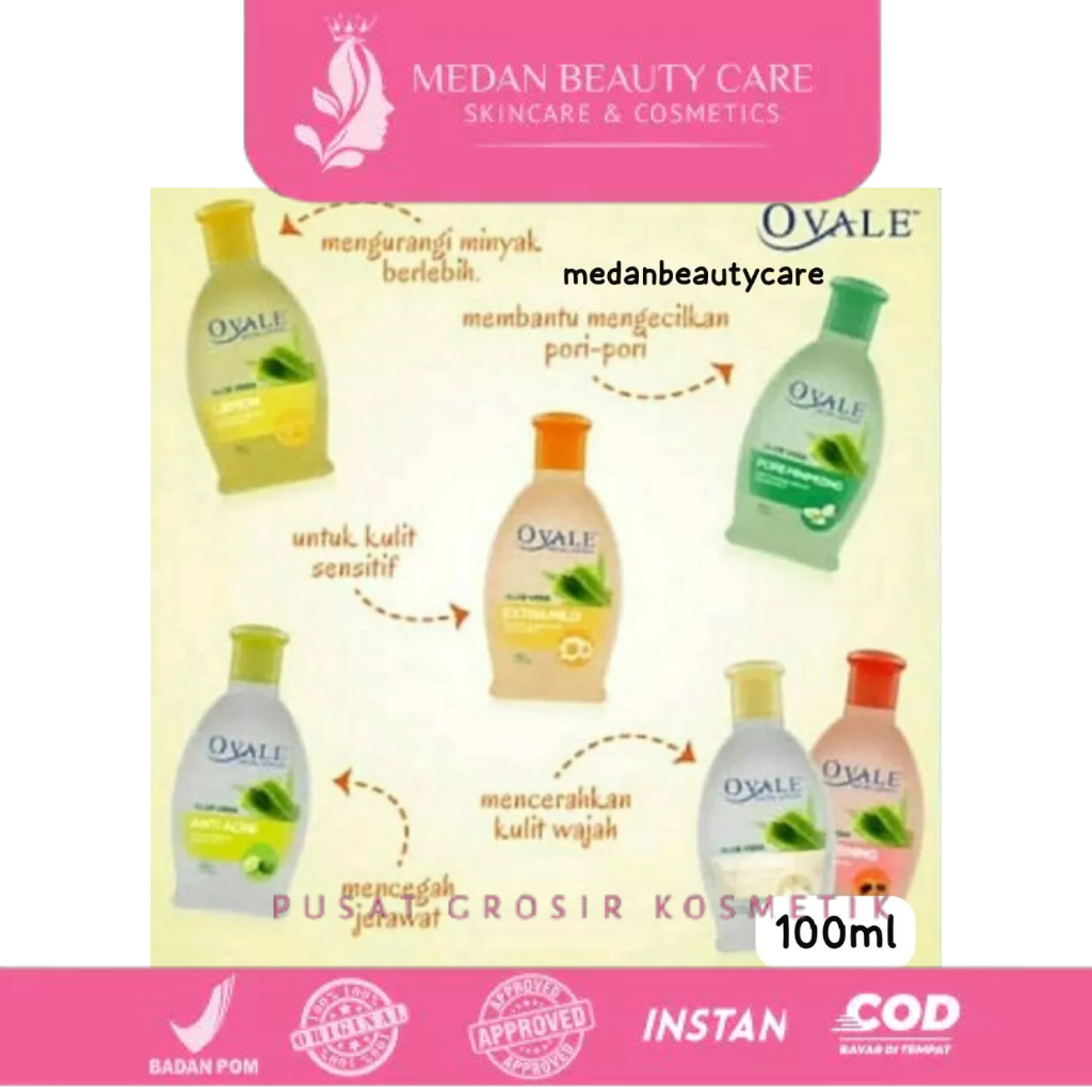 Jual Ovale Facial Lotion Toner 100ml | Shopee Indonesia