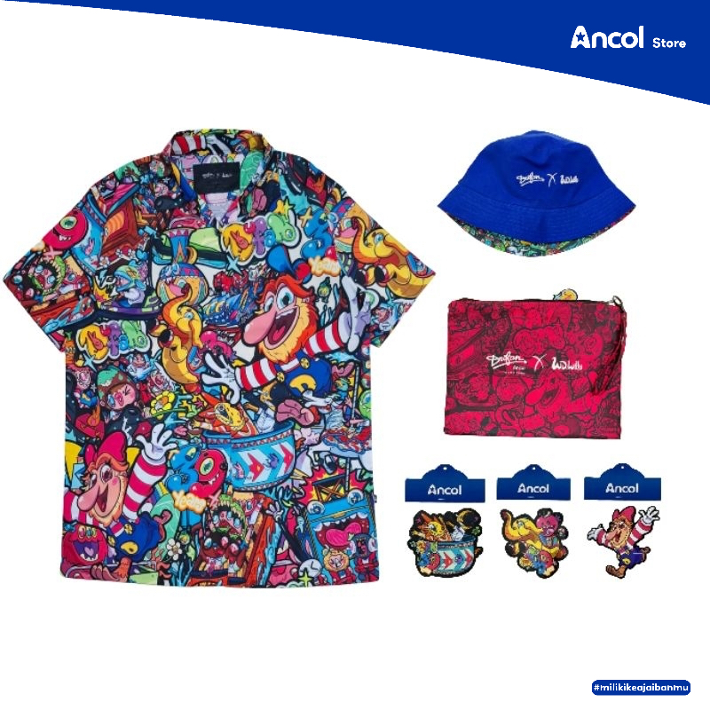 Jual Ancol Paket Kemeja Spesial Dufan x Wd Willy | Early Bird ...
