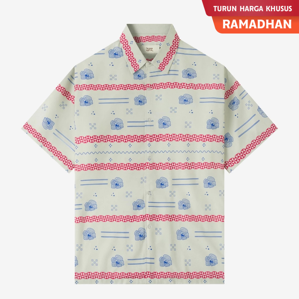 Jual Telusur Kultur Batik Print - Corak Nusantara - Rafflesia Putih ...
