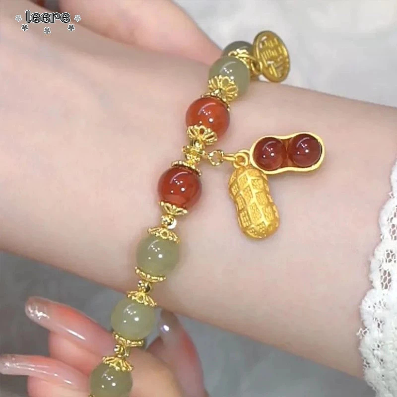 Jual COD Gelang Giok Keberuntungan Gelang Doa kacang Merah Bracelets ...