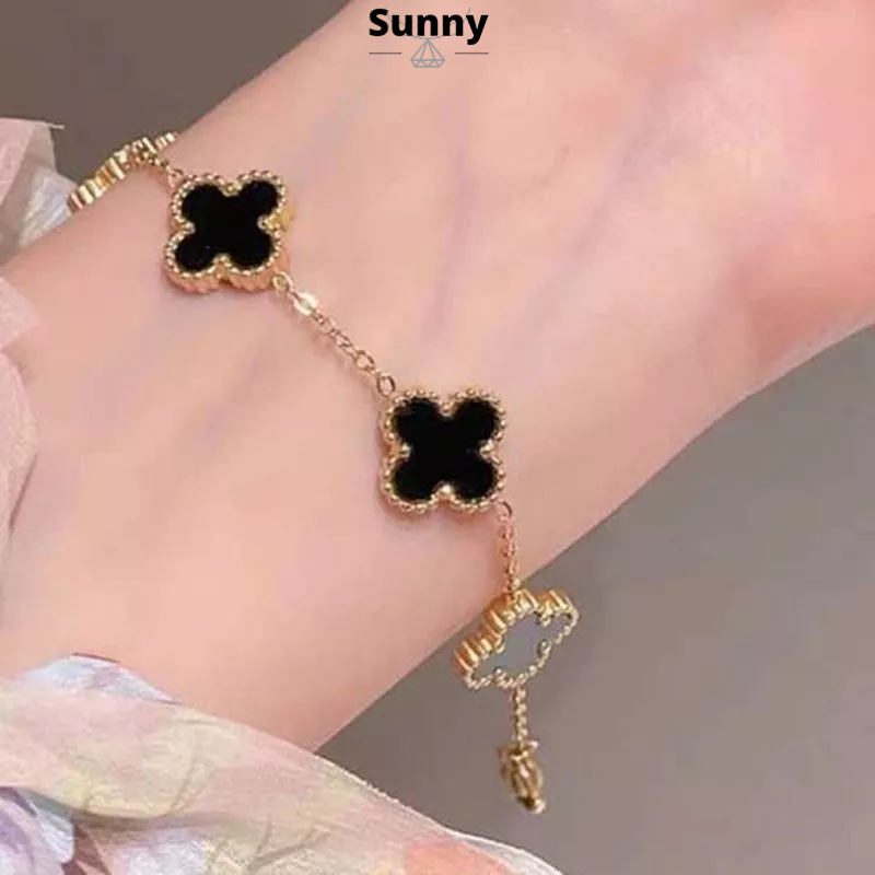Jual [COD] Seri Semanggi Gelang Titanium Semanggi Wanita Keberuntungan ...